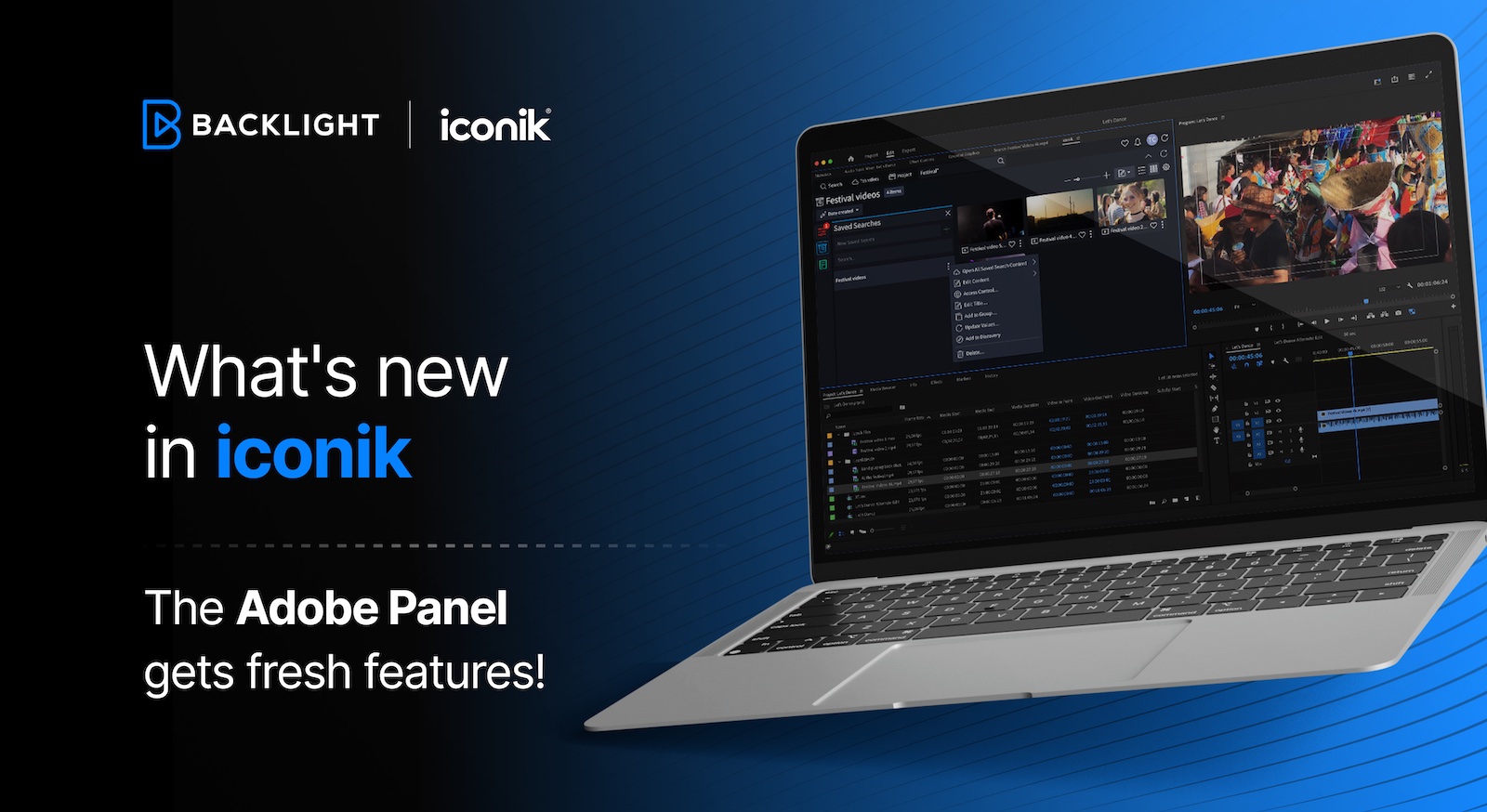 What’s New in iconik – The Adobe Panel gets fresh features!